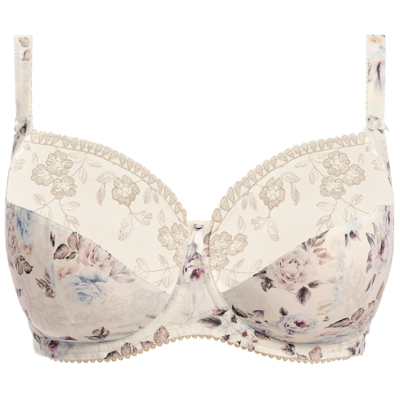 Fantasie Lizbeth Side Support Bra Floral Print Ivory | FL102901IVY | Poinsettia ...
