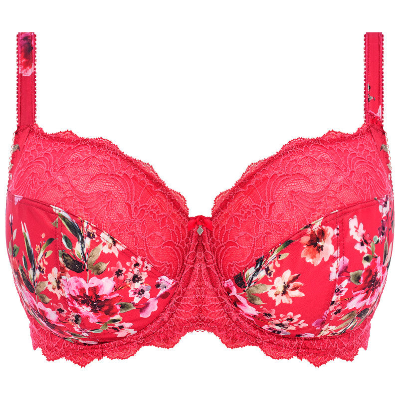 Fantasie Lucia Side Support Bra Red Cherry Floral Print | FL101501CHR ...