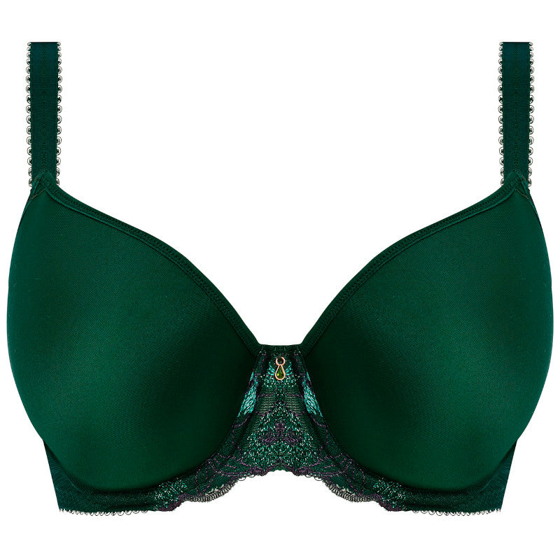 Freya Loveland Moulded Plunge T-Shirt Bra Green | AA401031DPE ...