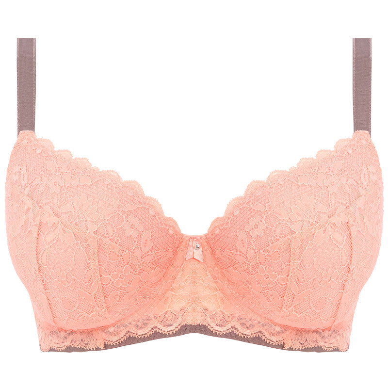 Freya Offbeat Padded Half Cup Bra Pink Rosehip | AA5453ROP | Poinsettia ...