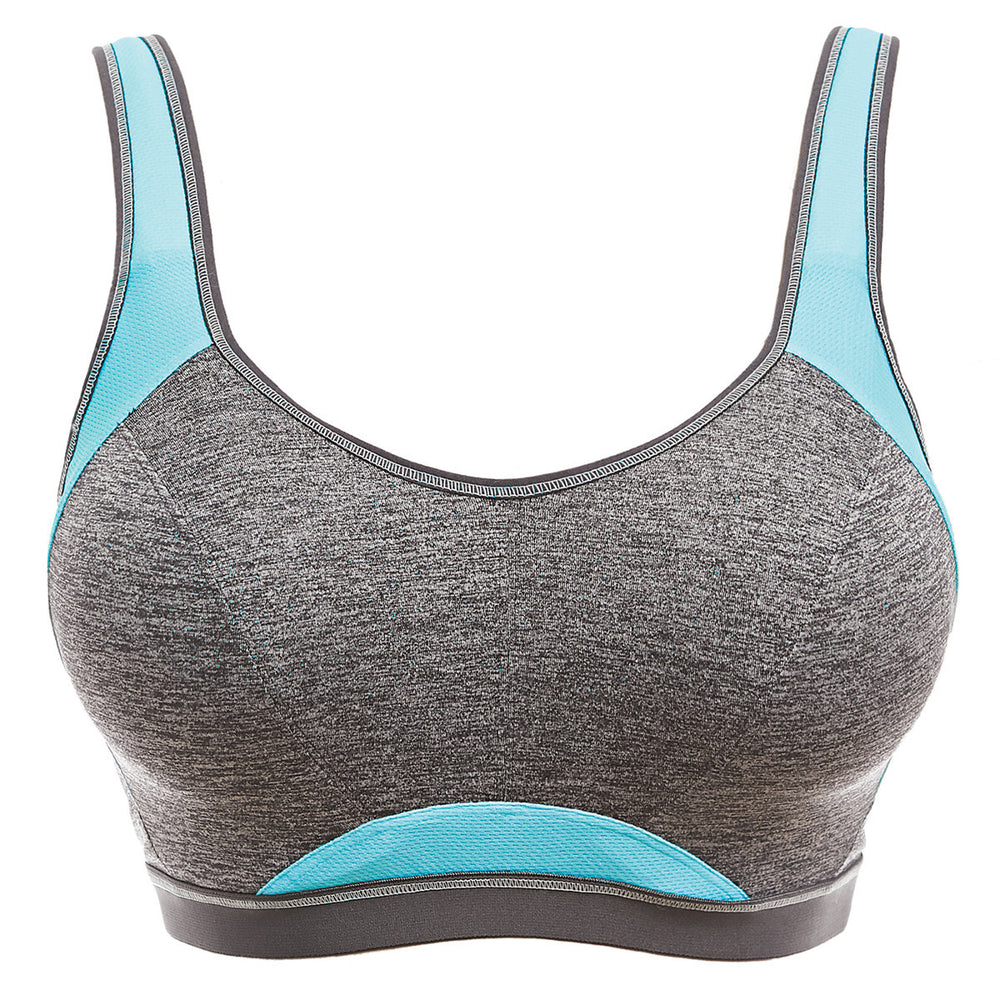 Freya Epic Sports Bra Underwired Carbon Grey Crop Top | AA4004CON ...