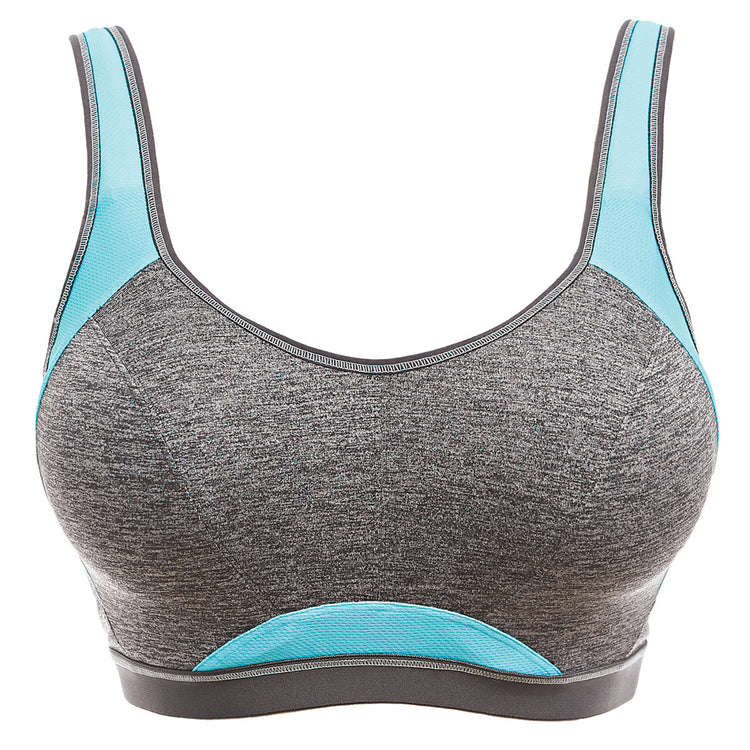 Freya Epic Sports Bra Underwired Carbon Grey Crop Top | AA4004CON ...