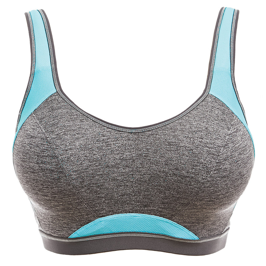 Freya Epic Sports Bra Underwired Carbon Grey Crop Top | AA4004CON ...