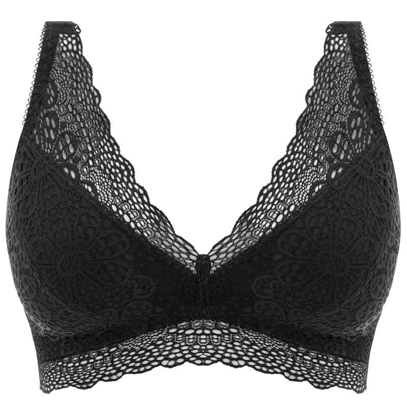 Freya Erin Bralette Bra Black | AA3233BLK | Poinsettia ...