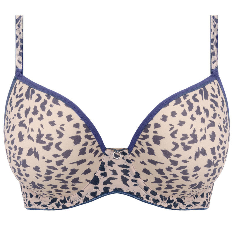 Freya Wild Side Moulded Plunge Bra Leopard Print | AA401231AML ...