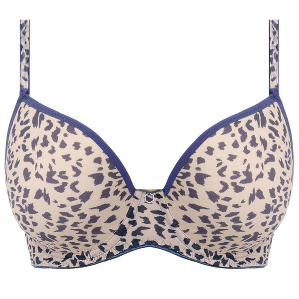 Freya Wild Side Moulded Plunge Bra Leopard Print | AA401231AML ...
