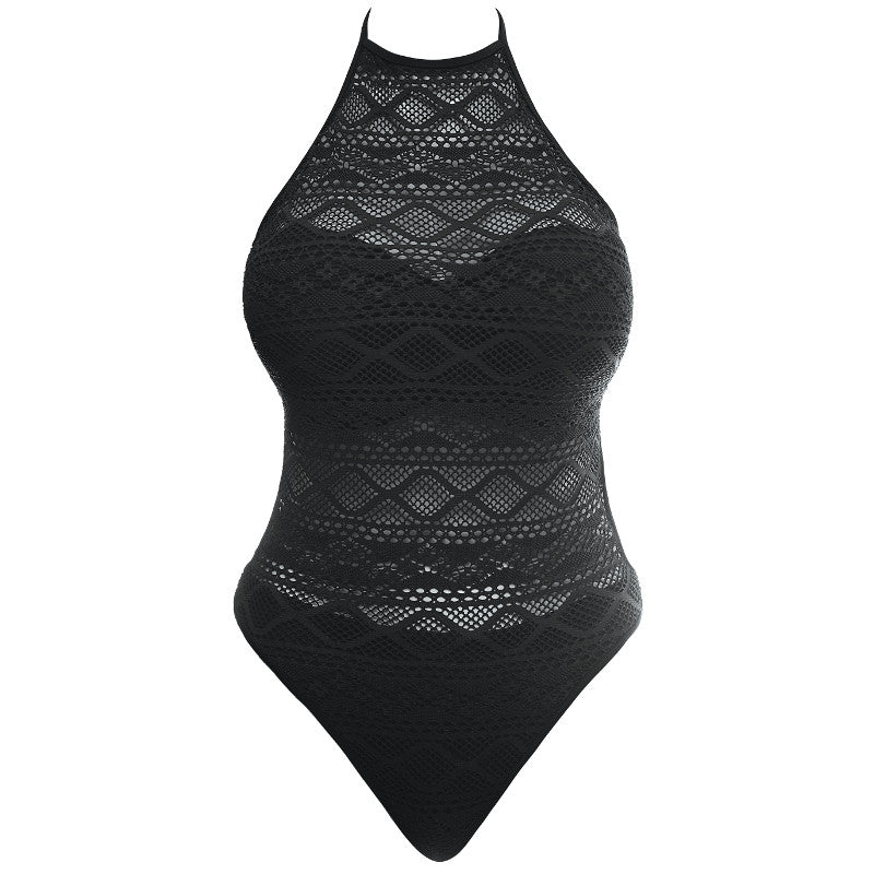 Freya Swim Sundance One Piece Swimsuit Crochet Black | AS3974BLK ...