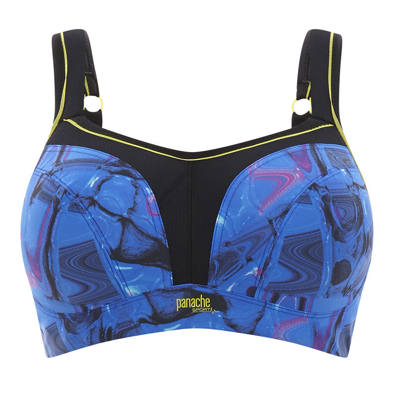 Panache Sports Bra Cyber Print Blue | 5021 | Poinsettia ...