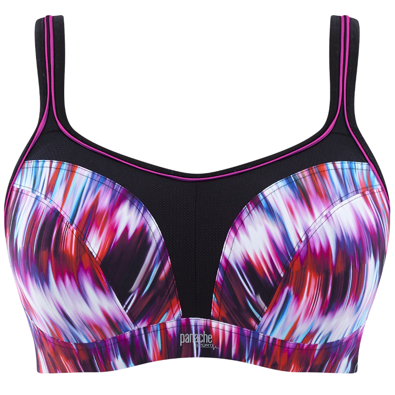 Panache Sports Bra Digital Stripe | 5021 | Poinsettia – PoinsettiaStyle ...