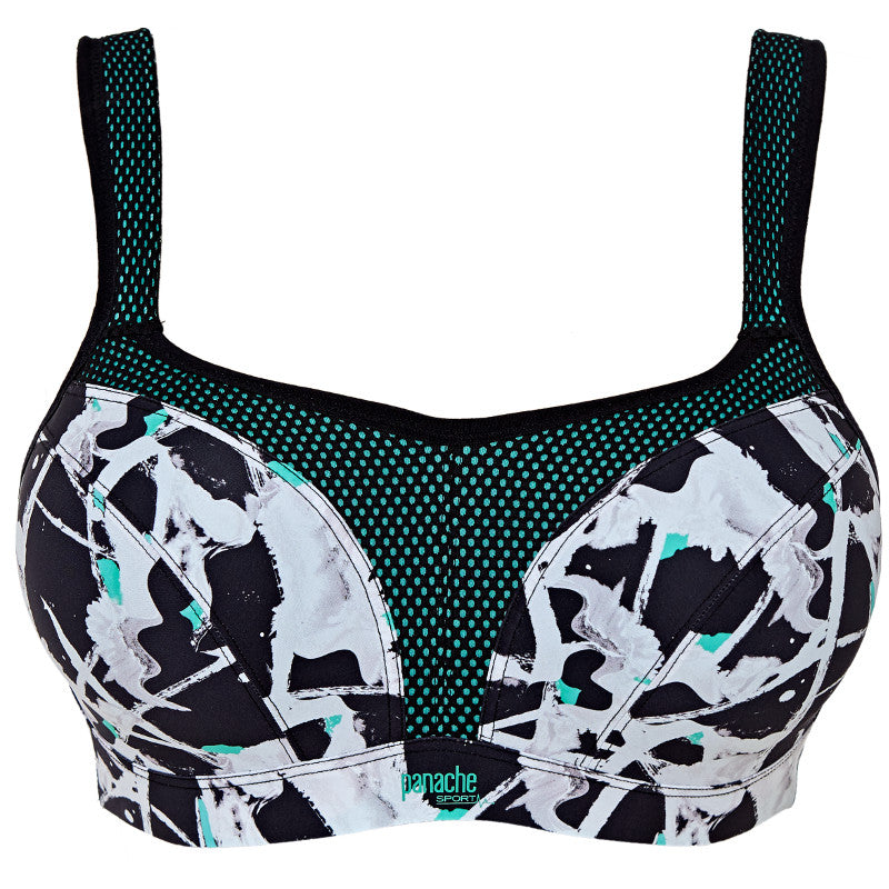 Panache Sports Bra Underwired Graffiti Print | 5021 | Poinsettia ...